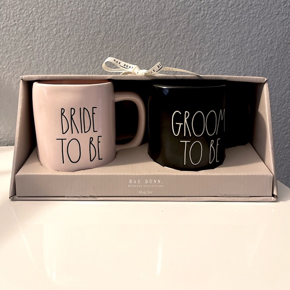 Rae Dunn | Dining | Rae Dunn Bride And Groom Mug Set | Poshmark